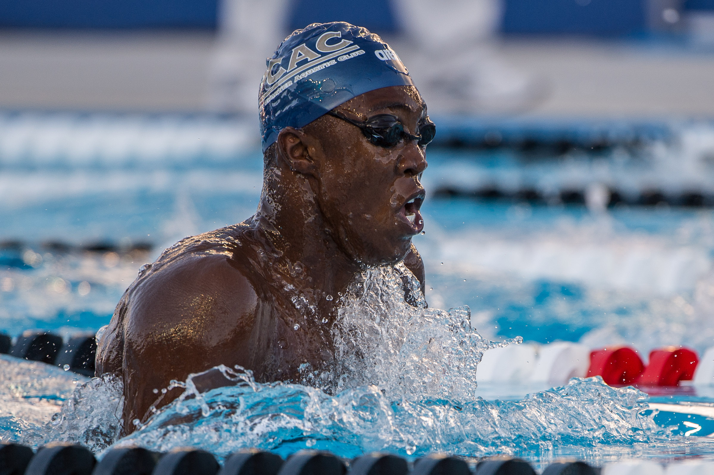 Reece Whitley Ties Michael Phelps in 200 Breaststroke