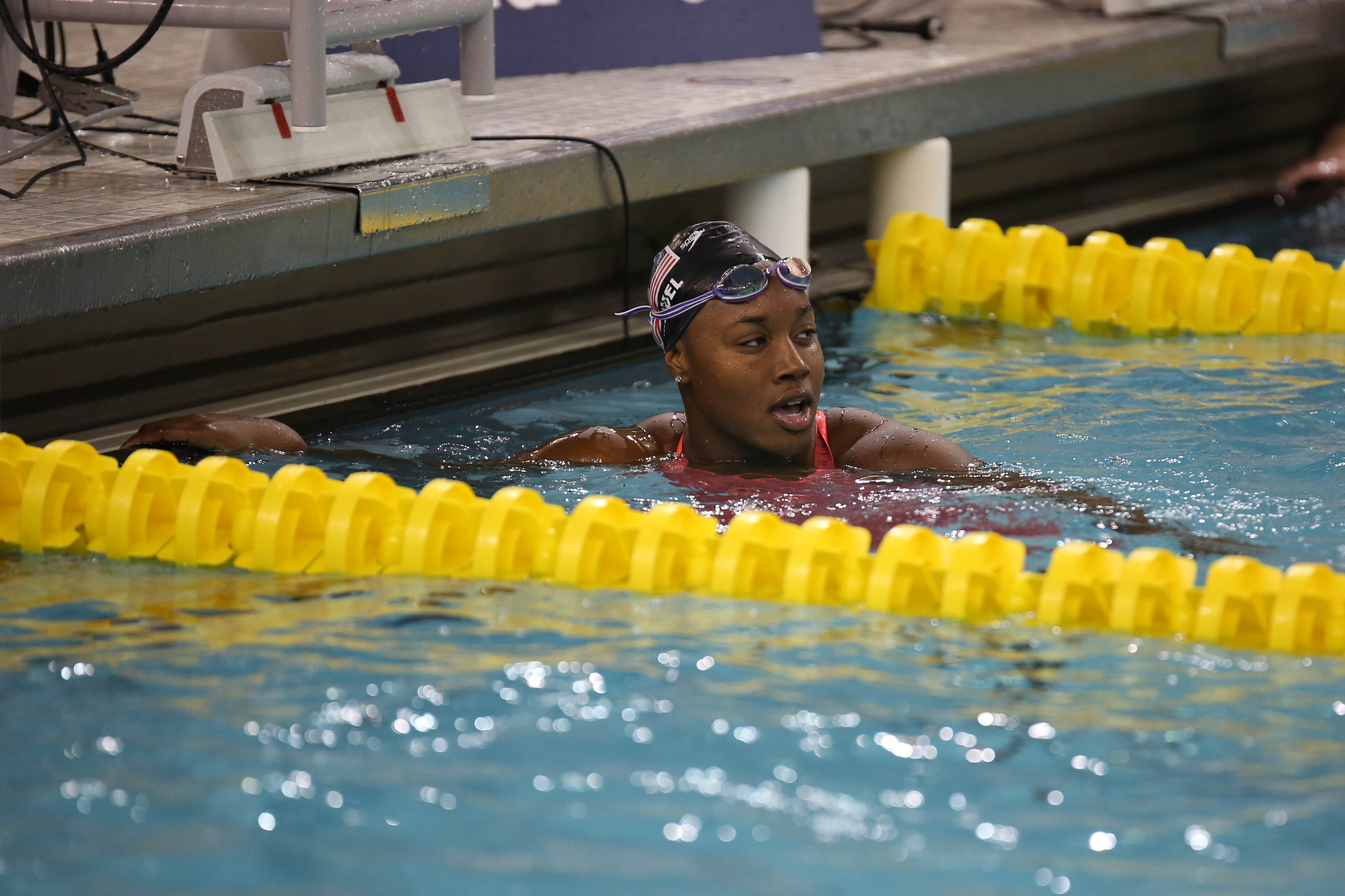 Simone Manuel Claims Pool Record in 100 Free at 2015 Arena Pro Swim ...
