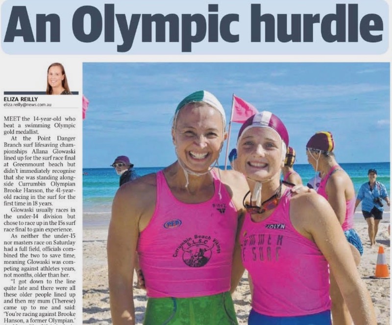 Brooke's Back! Hanson, 41, Returns To Surf 18 Years On In Currumbin Cap ...