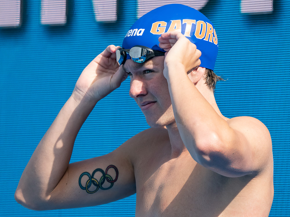 Jake Mitchell, Erin Gemmell Lead the Way in 400 Freestyle Heats