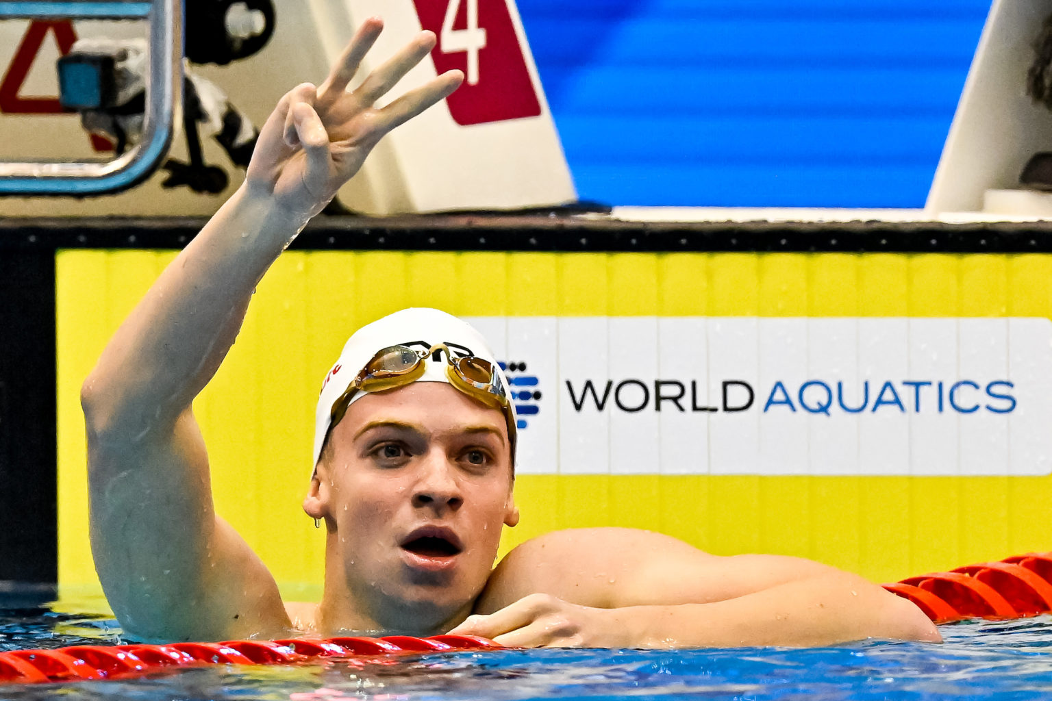 Leon Marchand Named World Male Swimmer of the Year