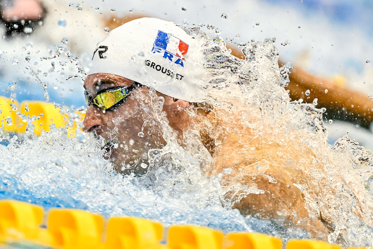 Maxime Grousset Holds Off Luca Urlando in 100 Fly in Sacramento