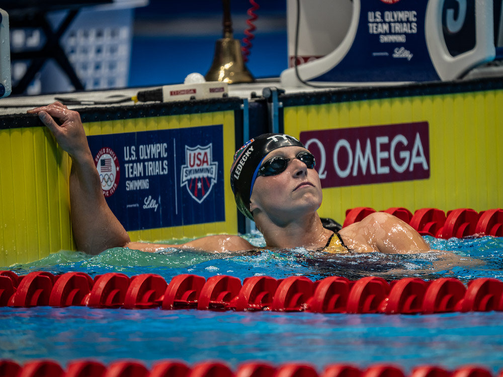 Olympic Trials Day 6 Prelims: Katie Ledecky Stays True to Form