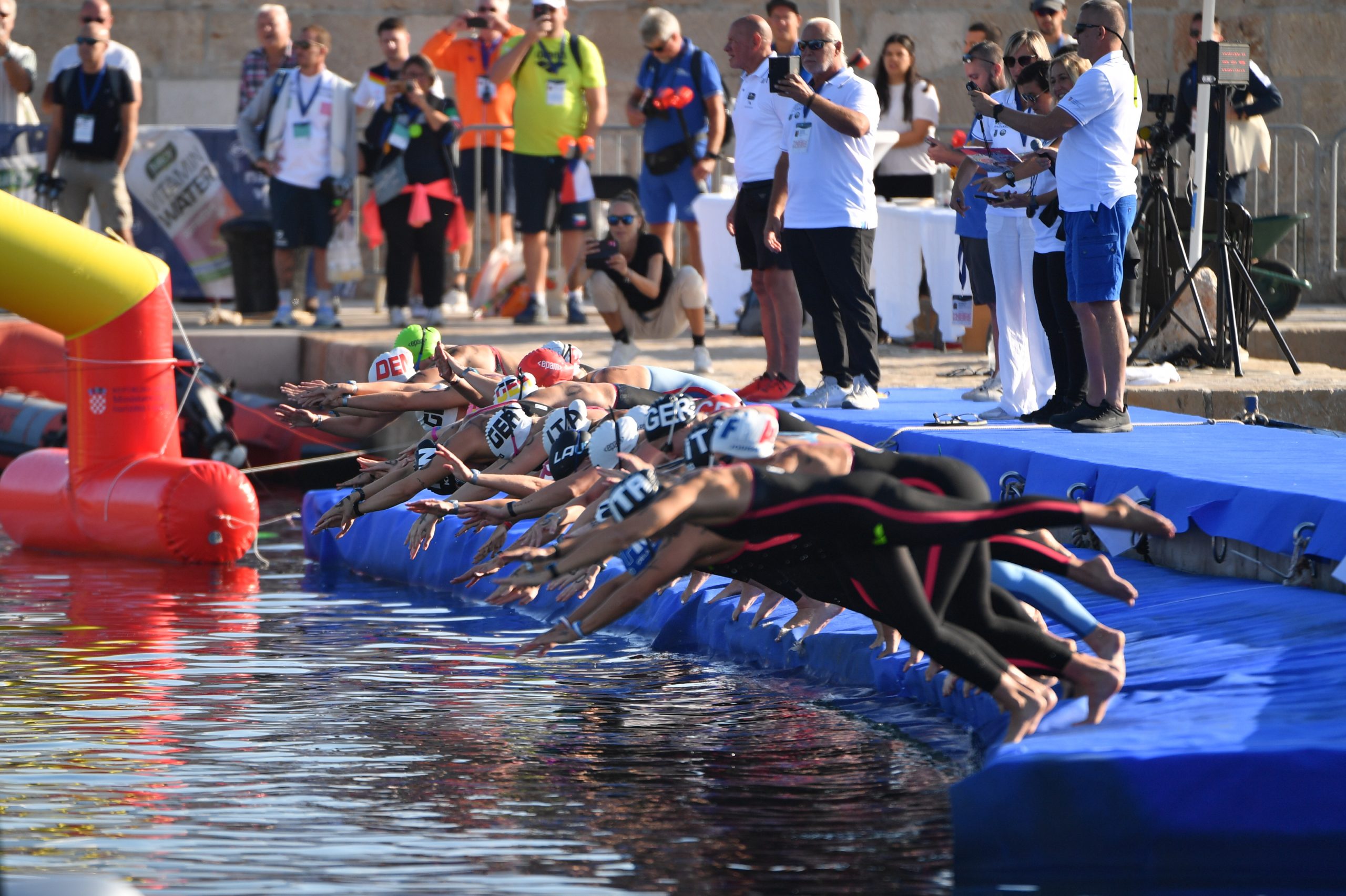 Andrea Filadelli & Ines Delacroix Claim Open Water Cup Crowns