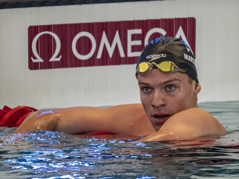 Leon Marchand Blasts Career-Best in 400 Freestyle at U.S. Open